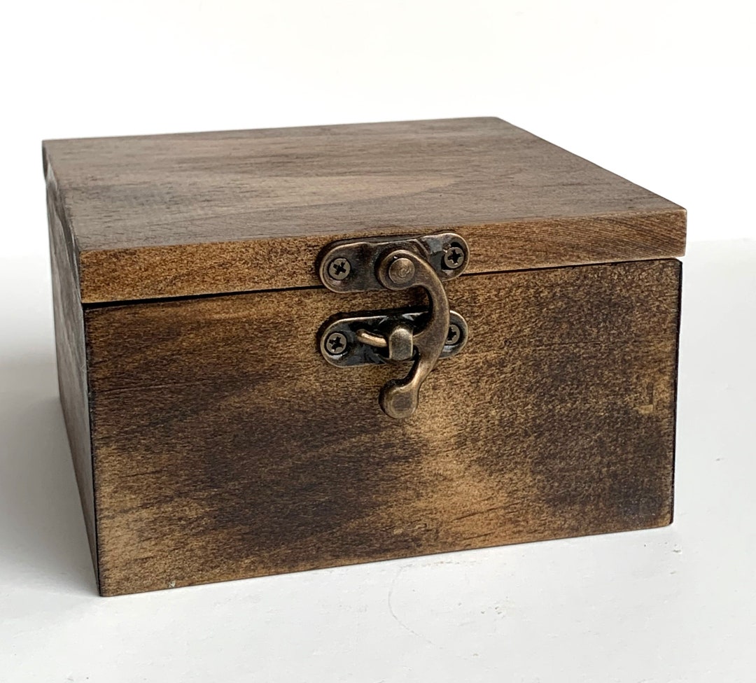 Small Wood Jewelry Box - Etsy