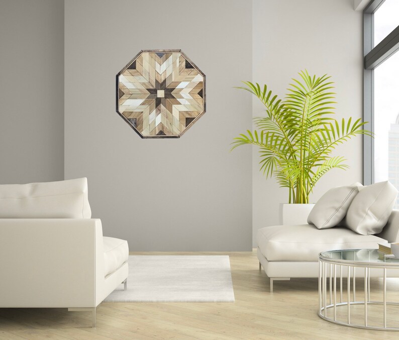 Octagon Wood Wall Art | Etsy