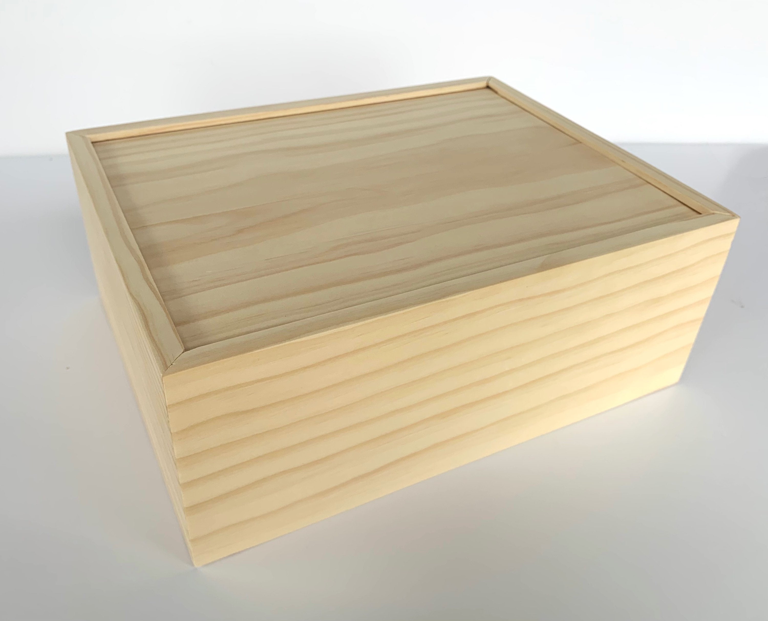 Keepsake Box with Sliding Lid | Etsy