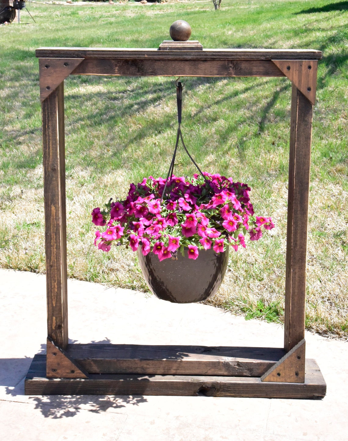 Rustic Hanging Plant Stand | Etsy
