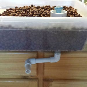 Aquaponics Bell Siphon Kit 6" MEDIA Mini Garden Dutch Bucket 20,000 ...