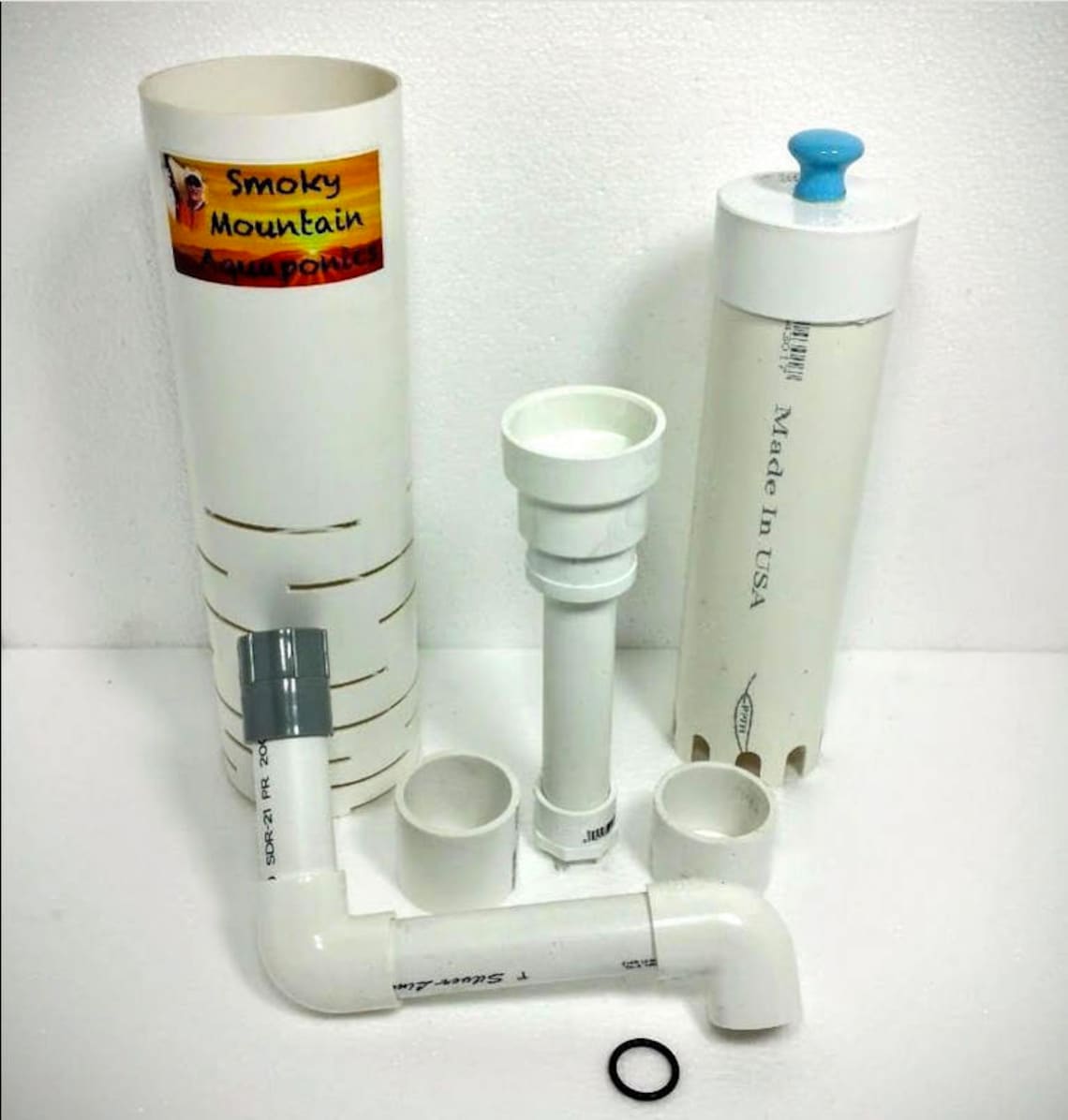 Aquaponics Bell Siphon, IBC 12" MEDIA, Easily Adjustable! 20,000+ Sold ...