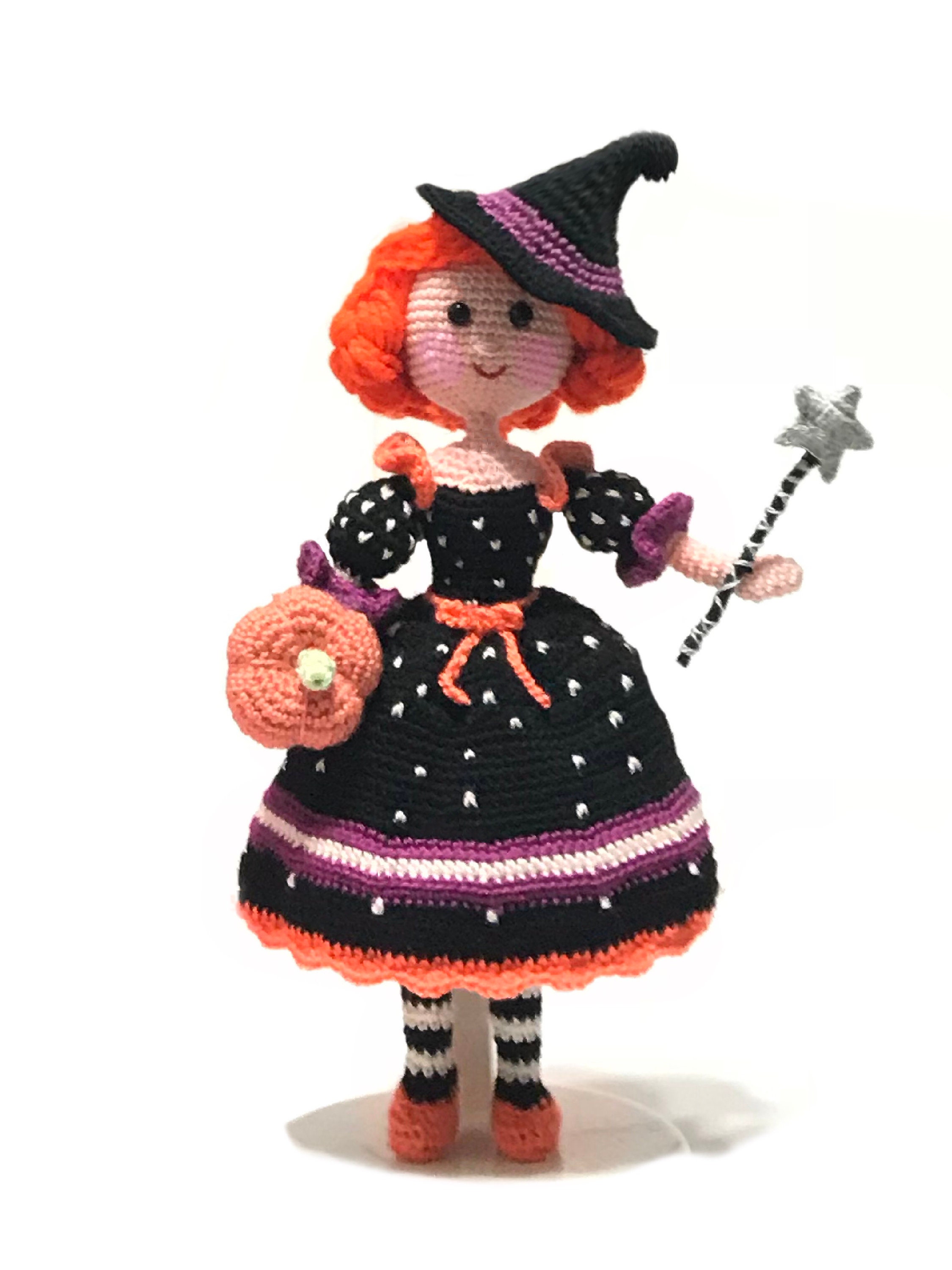 Crochet Doll Pattern Crochet Witch Doll Pattern Pdf - Etsy
