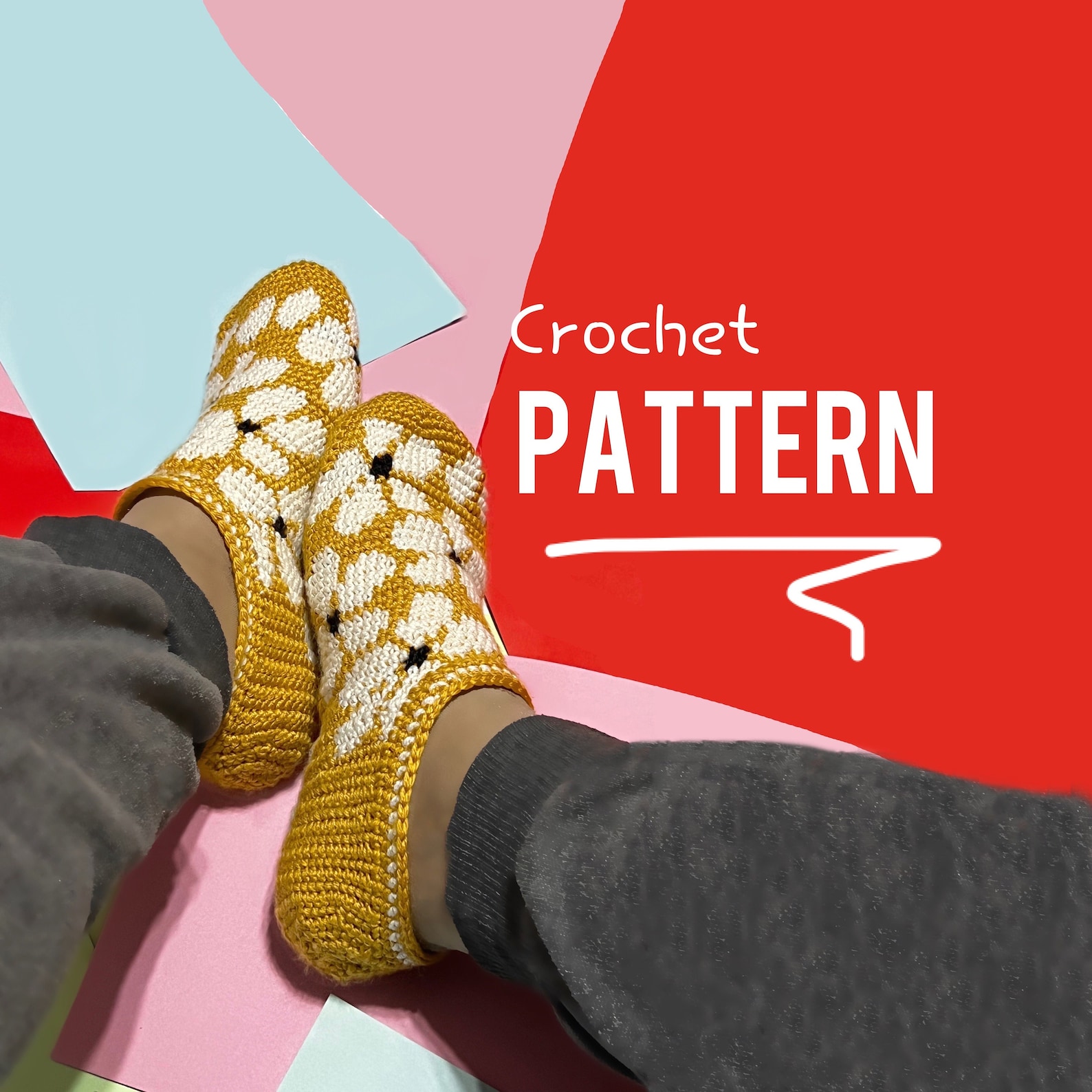 Crochet Socks Pattern Crochet Slippers Pattern PDF Pattern - Etsy
