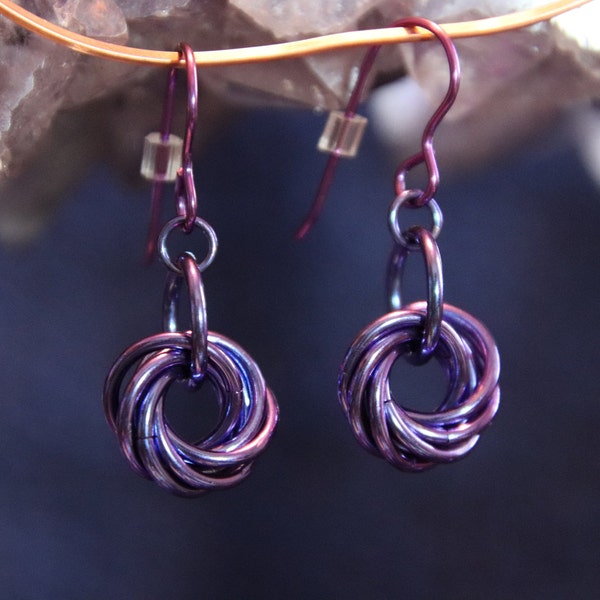 Mobius Earrings - Etsy