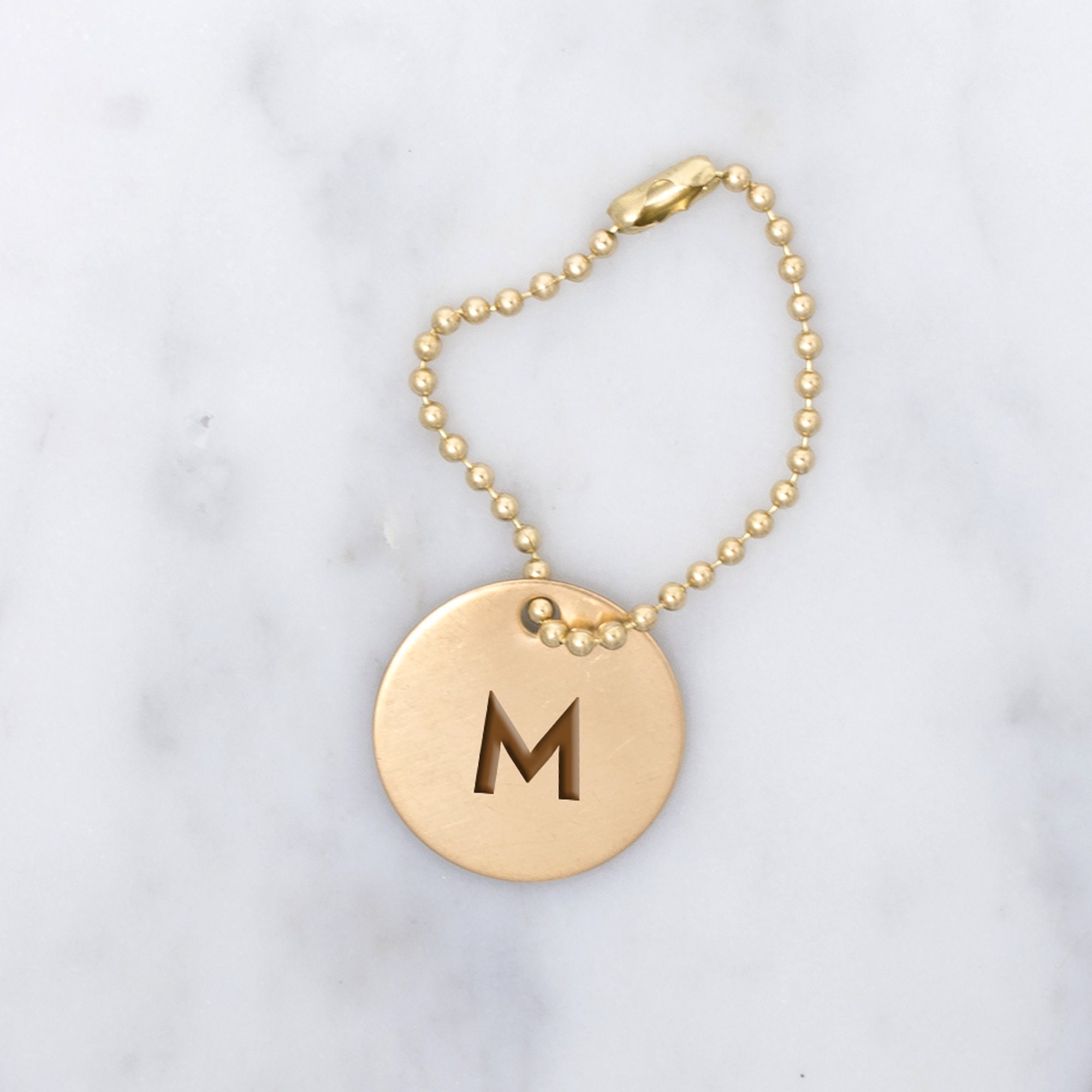 Initial Keychain Gift for Men Custom Letter Keychain Choose | Etsy