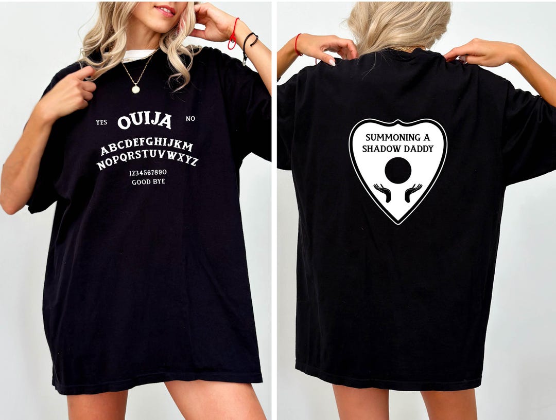 Ouija Board Inspired Shirt - Summoning a Shadow Daddy - Spicy Book ...