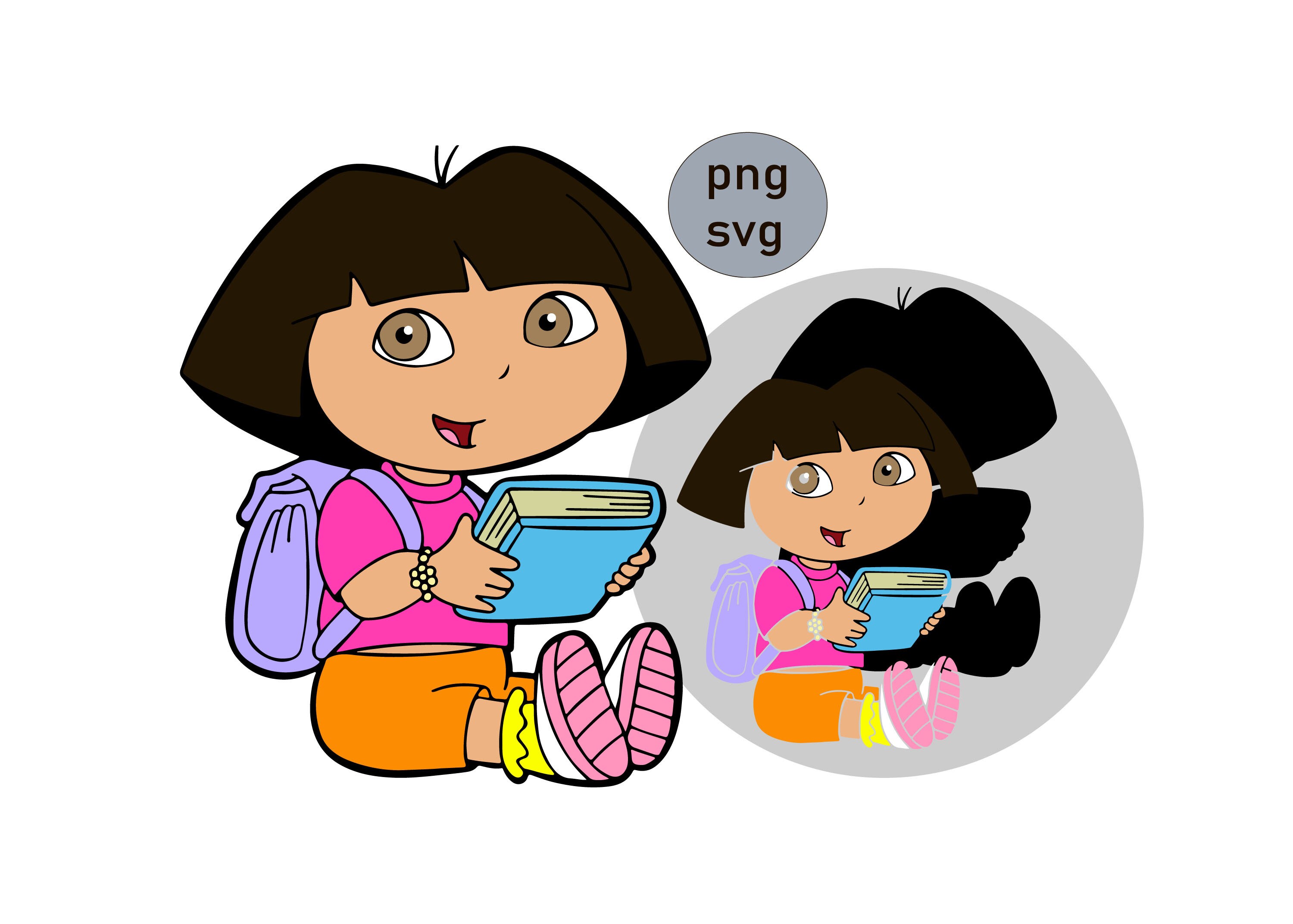 Dora the Explorer SVG Archivo Digital Archivo de Corte Fácil | Etsy