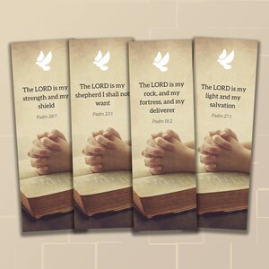 PRINTABLE - the LORD is | Bookmarks | Psalms | Bible Bookmarks ...