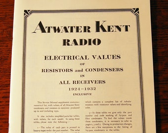 Atwater Kent | Etsy