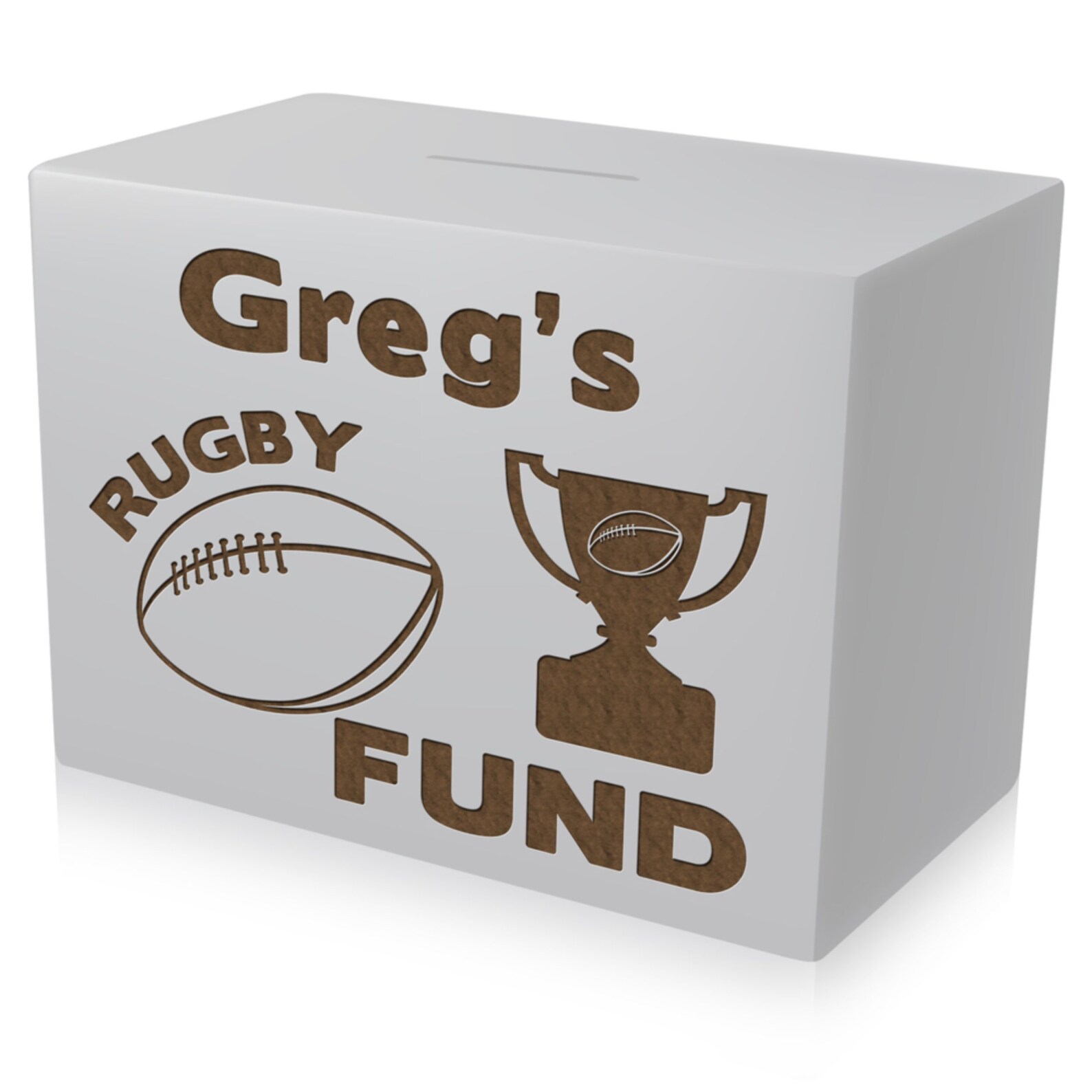 Personalised Boy's Rugby Player Money Box Unique Rugby - Etsy.de