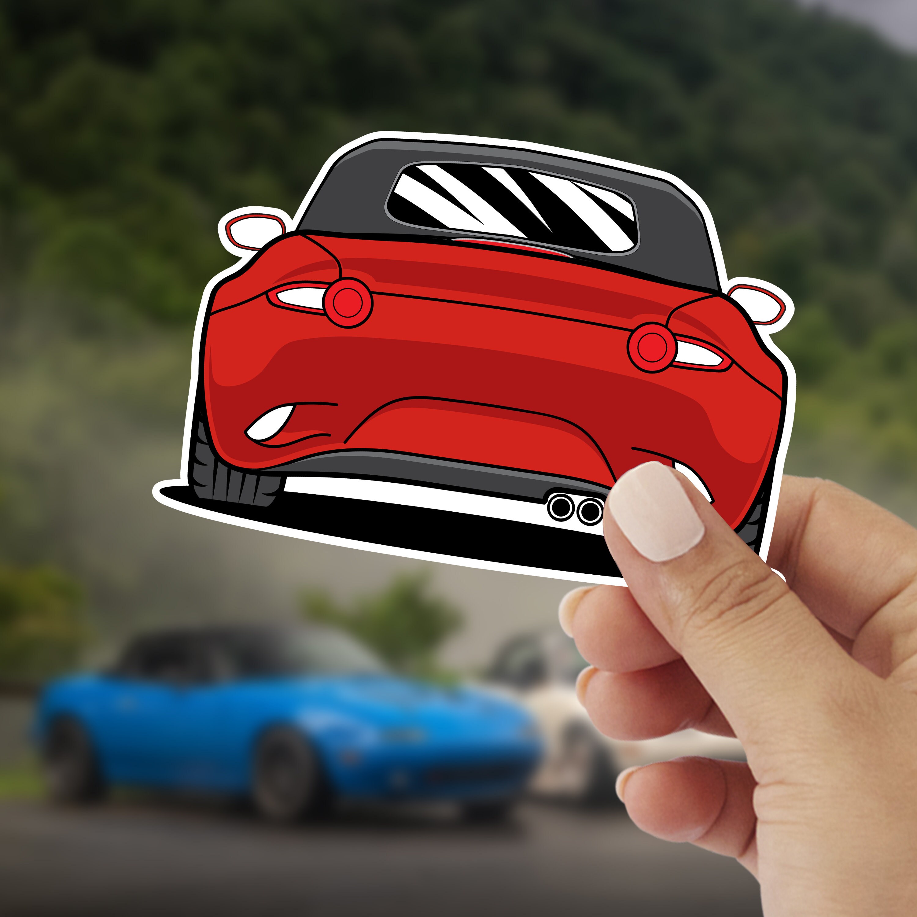 Mazda Miata MX-5 Vinyl Sticker / Red ND Eunos Roadster Decal / | Etsy