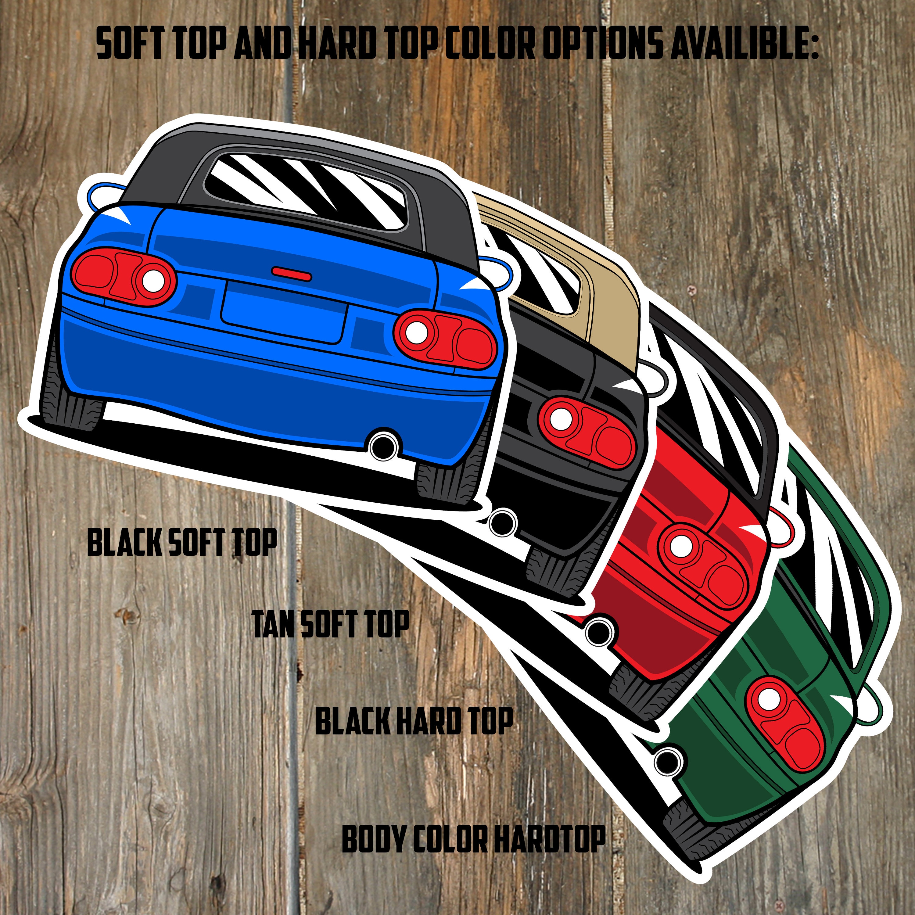 Mazda Miata MX-5 Vinyl Sticker / NA Eunos Roadster Decal / | Etsy