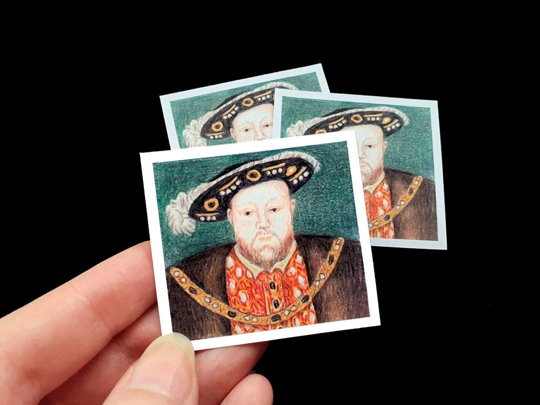 Regal Miniature Picture Henry VIII Tudor King Historical Art for ...