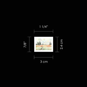 Miniature Claude Monet Wheat Field Painting | 1/12th Scale 1/24th Scale ...