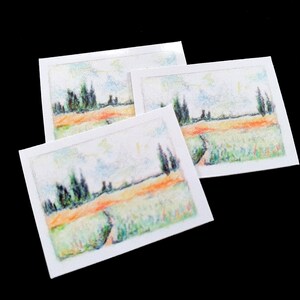 Miniature Claude Monet Wheat Field Painting | 1/12th Scale 1/24th Scale ...