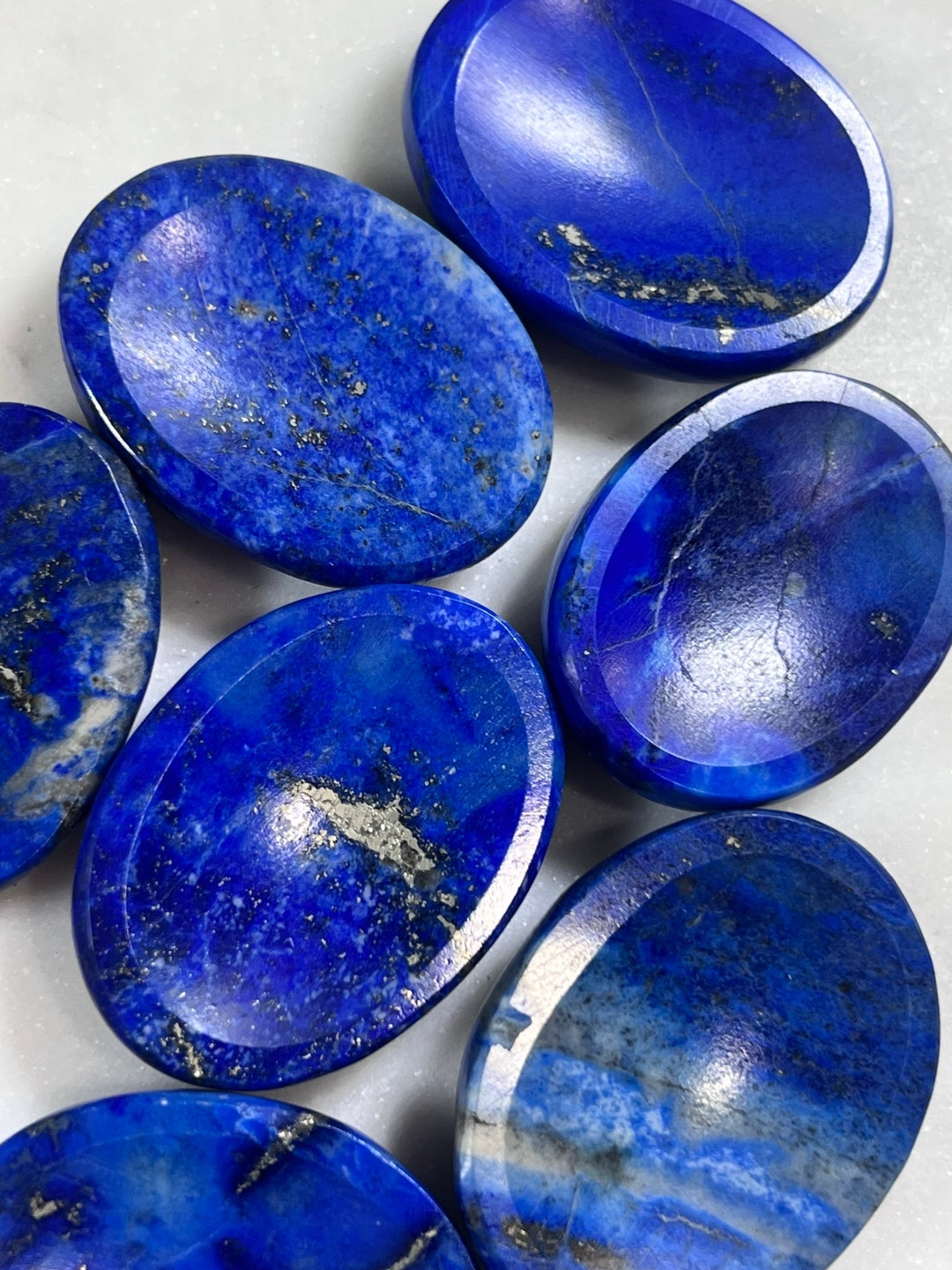 Lapis Lazuli Worry Stone | Honesty | Objectivity | Nobility | Crystal ...