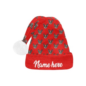 Faces Santa Hat Custom Santa Hat Personalized Santa Hat - Etsy