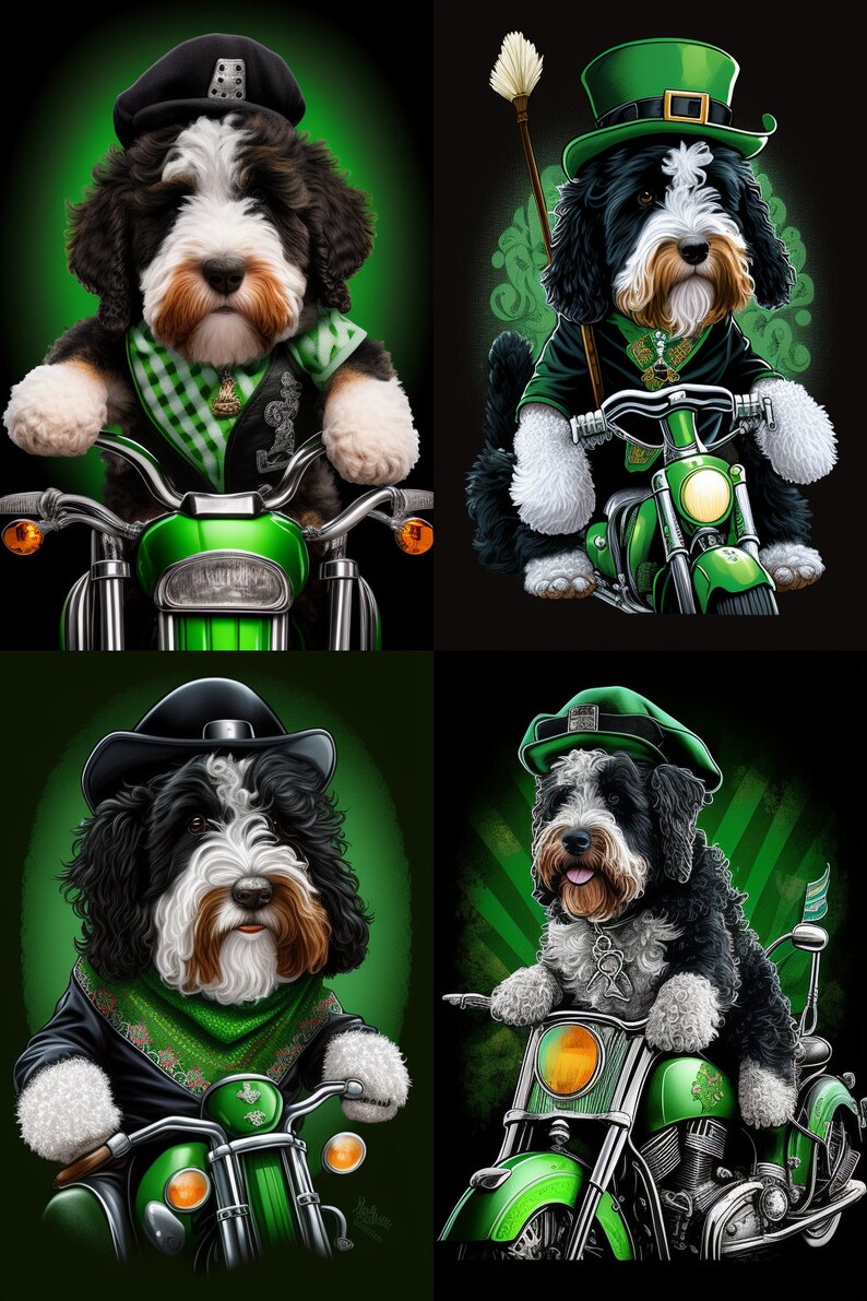 St Patrick's Day Printable Dog Wall Art Personalized Pet - Etsy