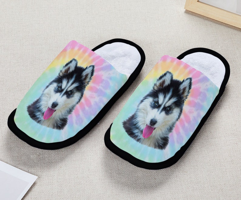 Custom Pet Slippers Dog Mom Christmas Gift Dog Photo - Etsy