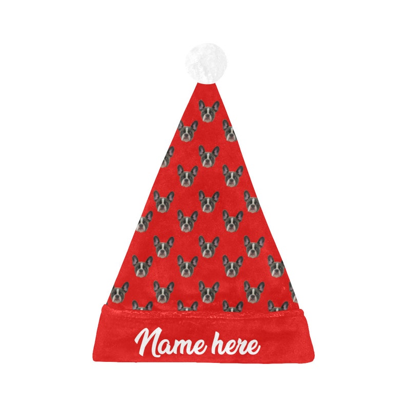 Faces Santa Hat Custom Santa Hat Personalized Santa Hat - Etsy