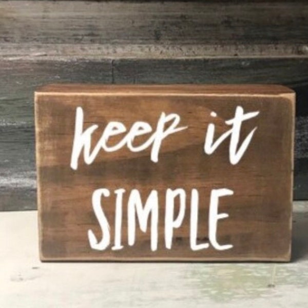 Keep It Simple - Etsy