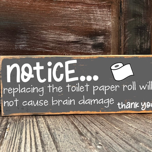 Replace Toilet Paper - Etsy