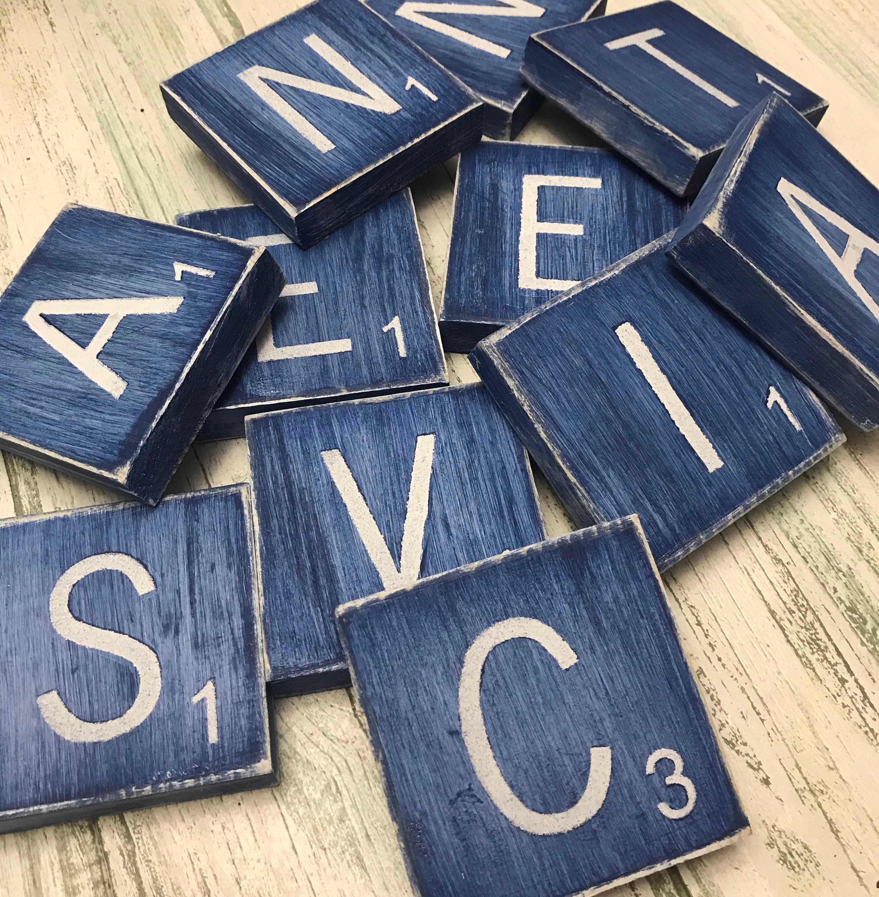 Rustic Scrabble Letter Tiles / Scrabble Tiles wall Art/ Real | Etsy Rustic Scrabble Letter Tiles / Scrabble Tiles wall Art/ Real | Etsy