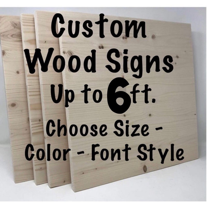 Large Wood Signs - Etsy