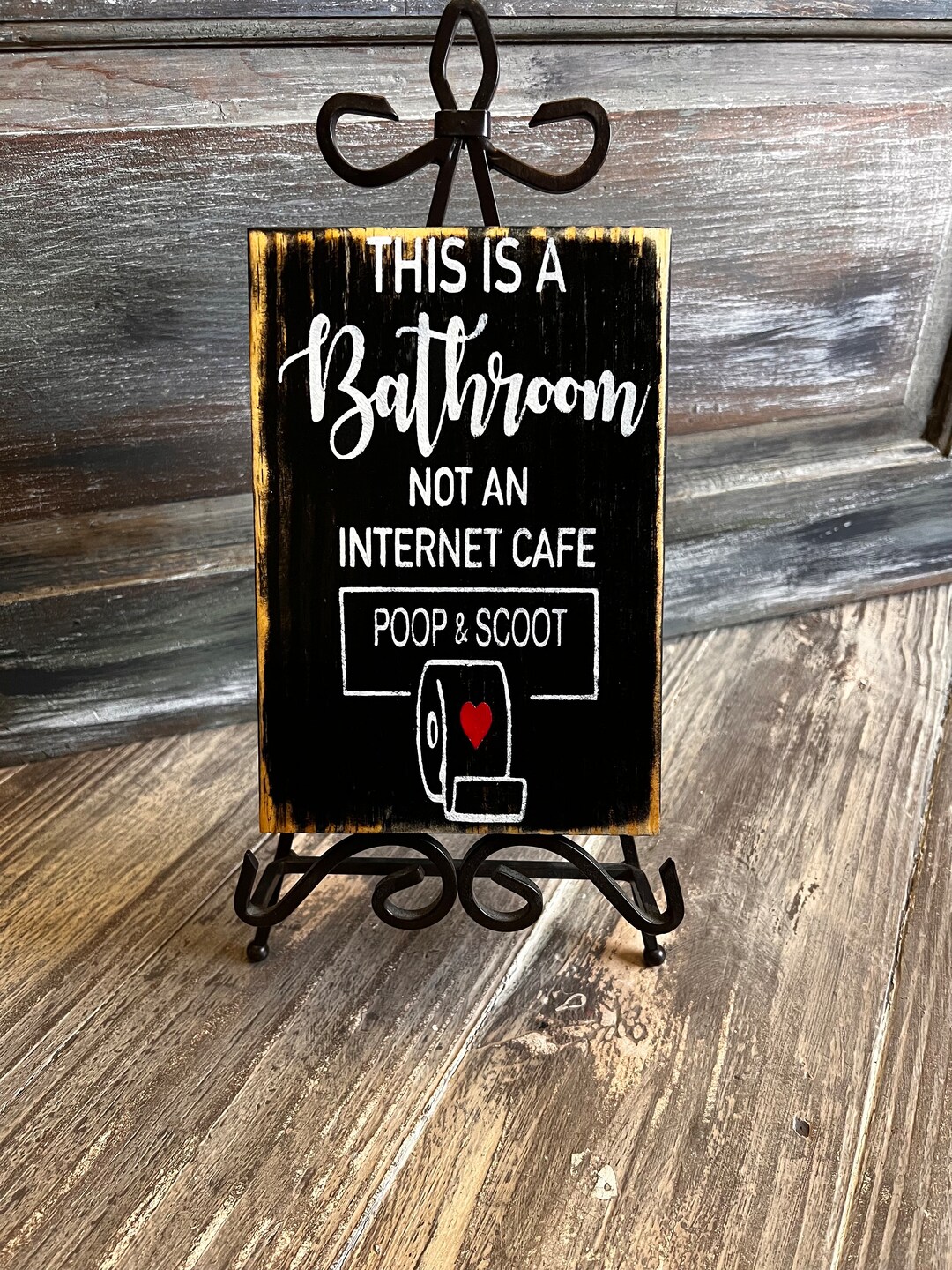 This is a Bathroom Not an Internet Cafe Poop and Scoot / Funny Bathroom ...