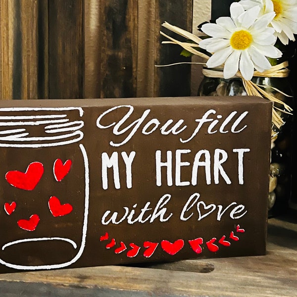 You Fill My Heart - Etsy