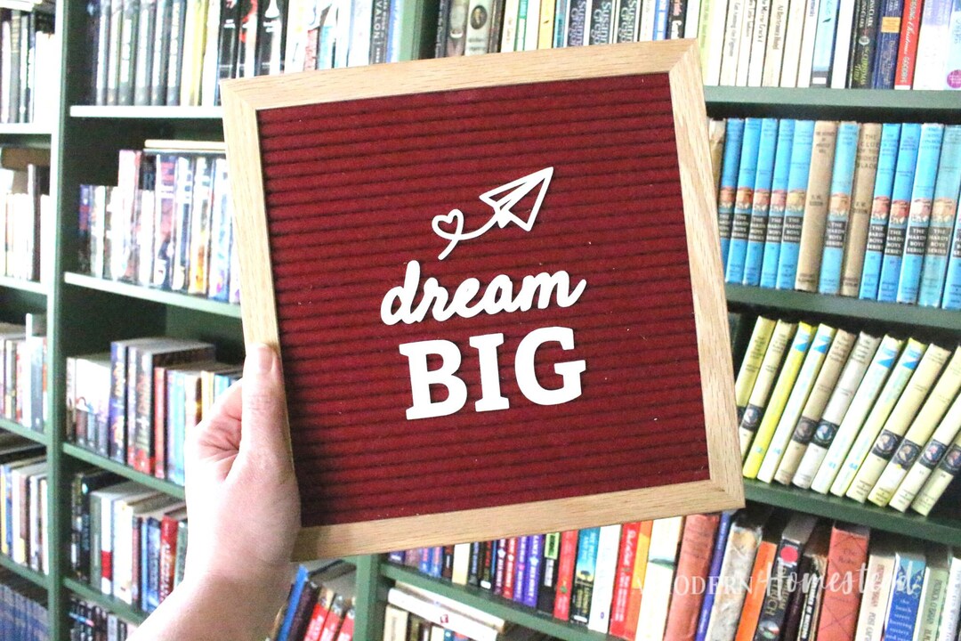 Dream BIG Motivational Letterboard Set | Letter Board Inspiration ...