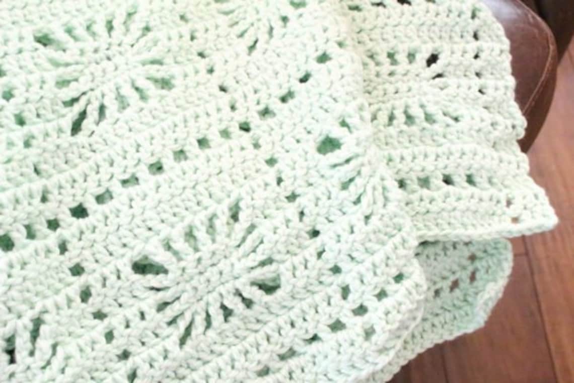 Spiderweb Crochet Baby Blanket Pattern Crochet PDF Instant - Etsy