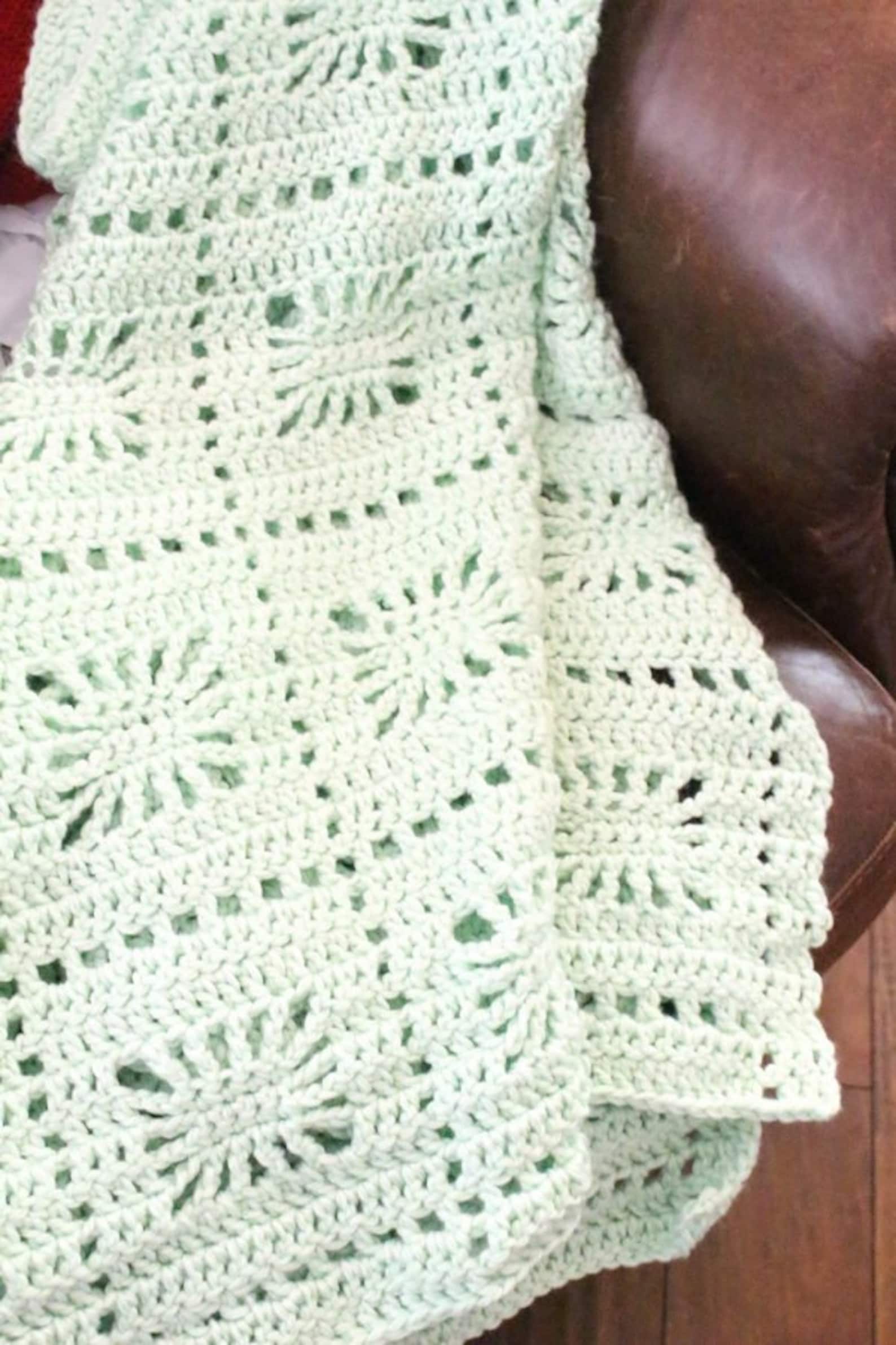 Spiderweb Crochet Baby Blanket Pattern Crochet PDF Instant - Etsy