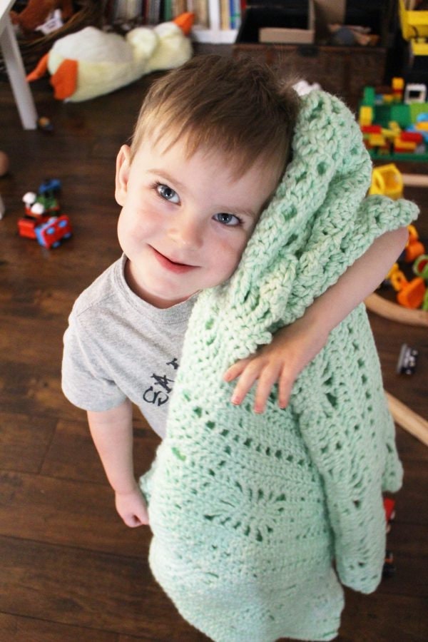 Spiderweb Crochet Baby Blanket Pattern | Crochet PDF | Instant Download ...