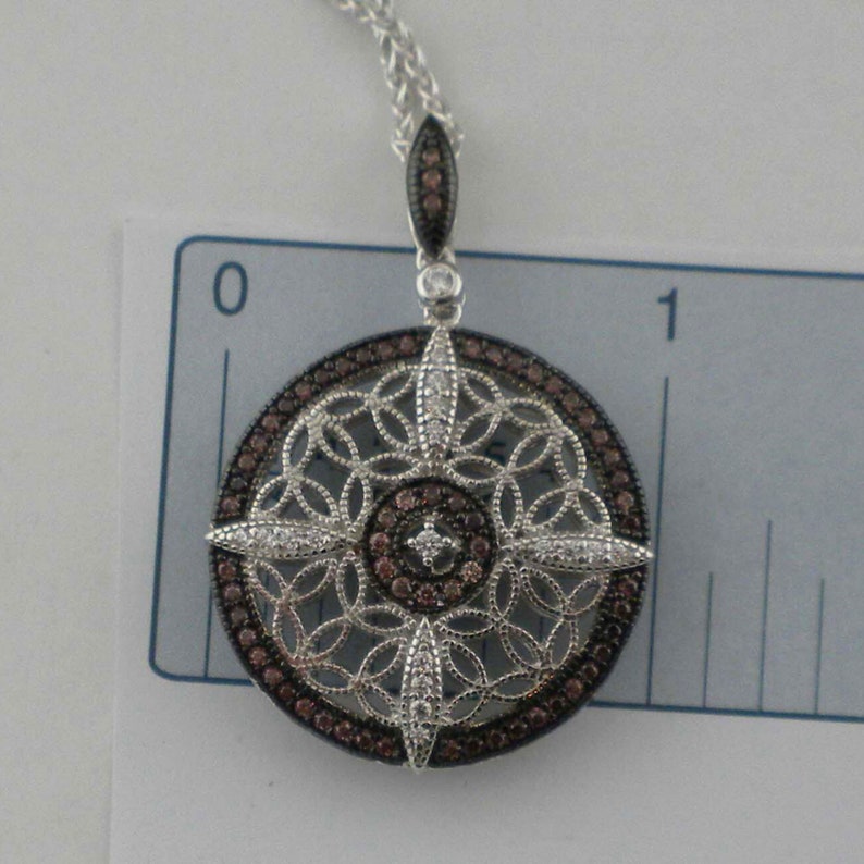 Celtic Knot Compass Pendant, Sterling Silver CZ, Keith Jack Design - Etsy