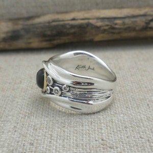 Sterling Silver and 10K Round Bezel Set London Blue Topaz & CZ Rocks 'N ...