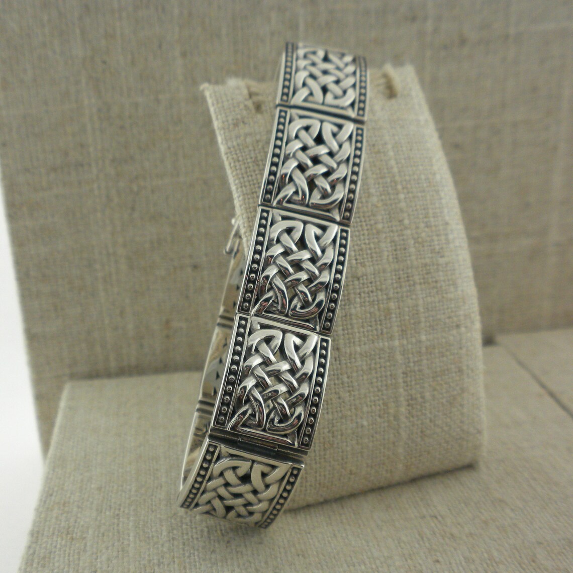 Sterling Silver Celtic Knot Bracelet by Keith Jack (size 7.25) - Etsy
