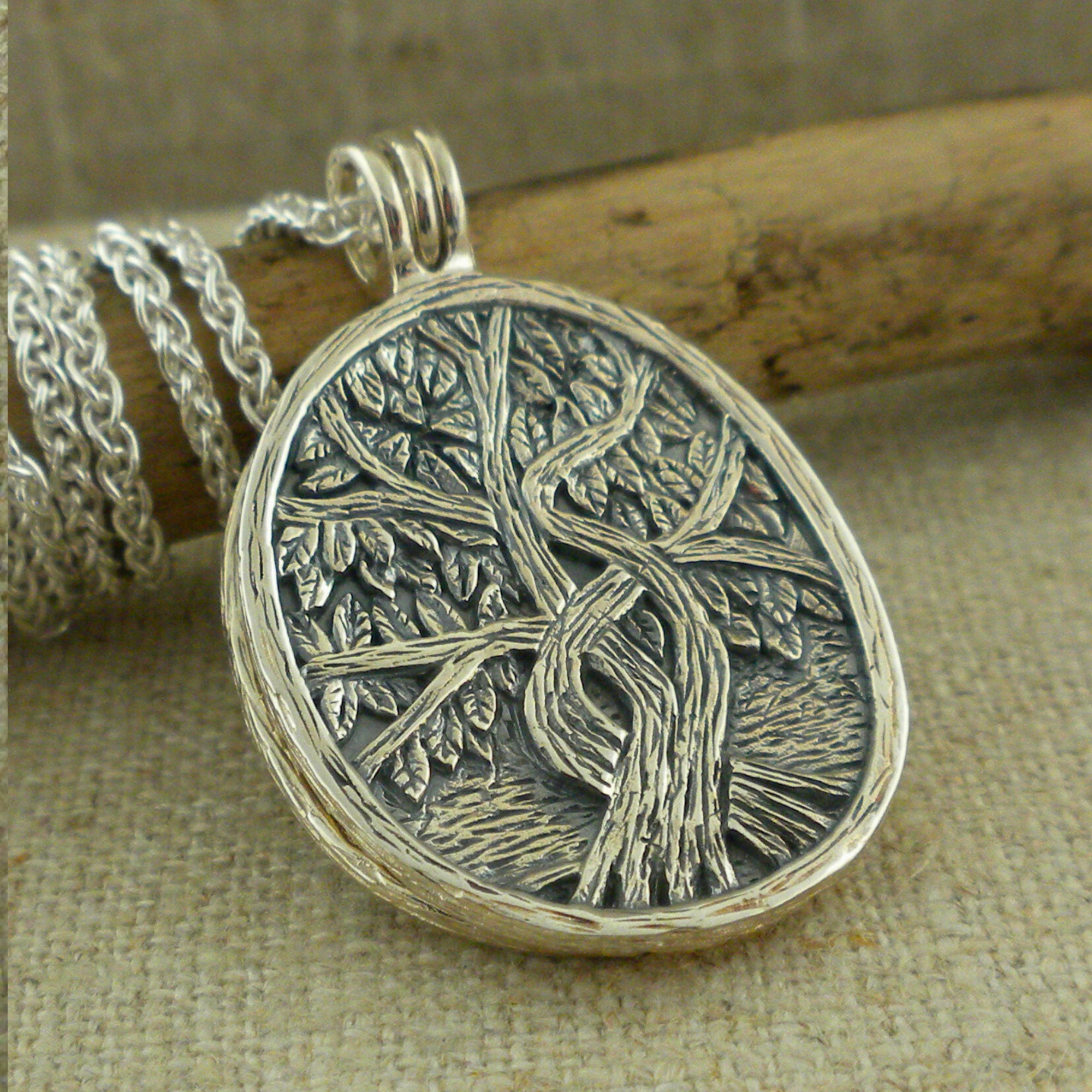 Sterling Silver Celtic Tree of Life Pendant, 22K Gold Gilding Keith ...