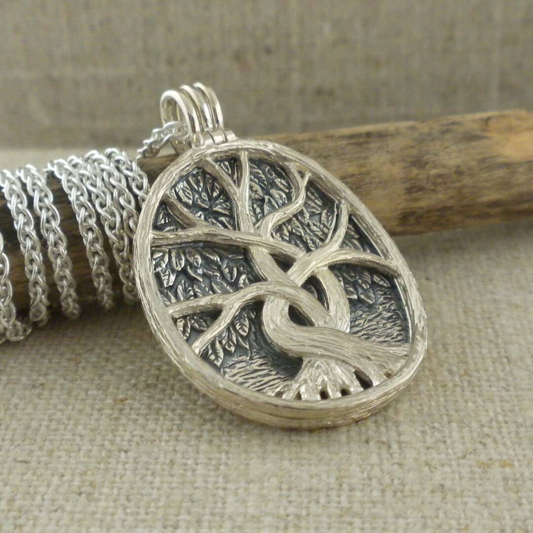 Sterling Silver Celtic Tree of Life Pendant, 22K Gold Gilding Keith ...