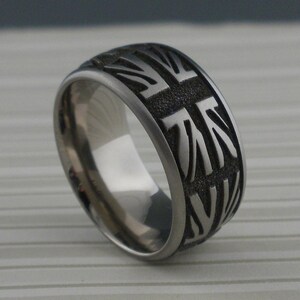 Union Jack Wedding Ring Made in the UK Titanium Wedding Ring Choice of ...