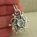 Sterling Silver Celtic Tempest Pendant With White Topaz, 18" Spiga ...