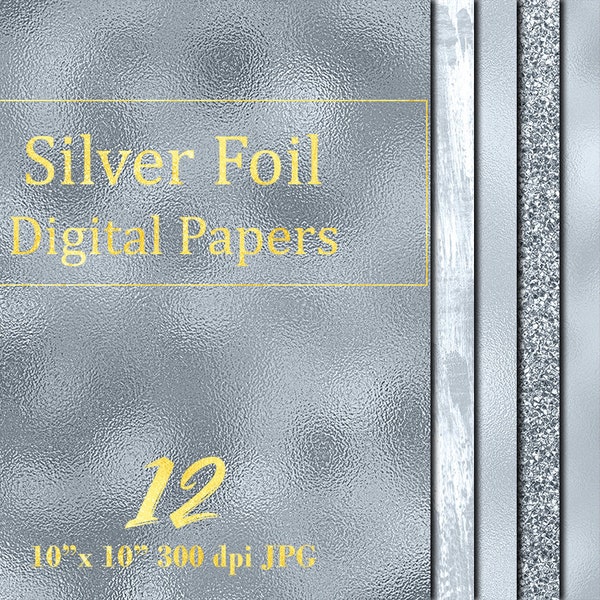 Silver Wallpaper - Etsy