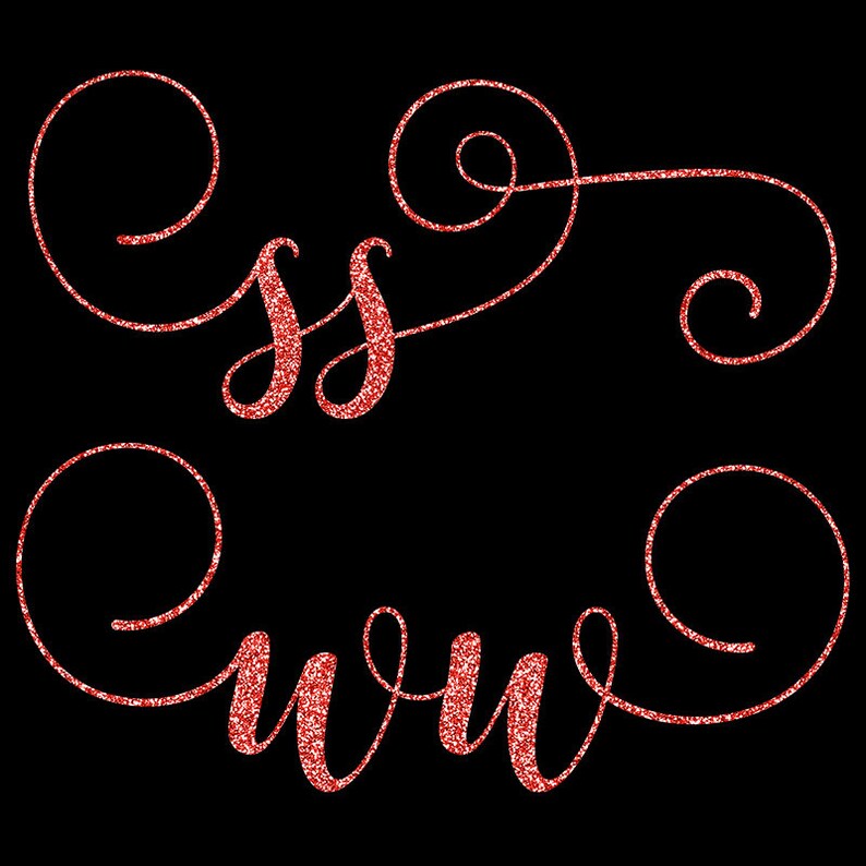 Christmas Letters Clipart, Christmas Alphabet, Red Font, Red Alphabet ...