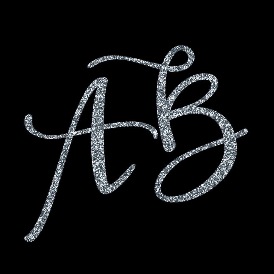 Silver Glitter Alphabet Clipart, Silver Alphabet, Silver Letters ...
