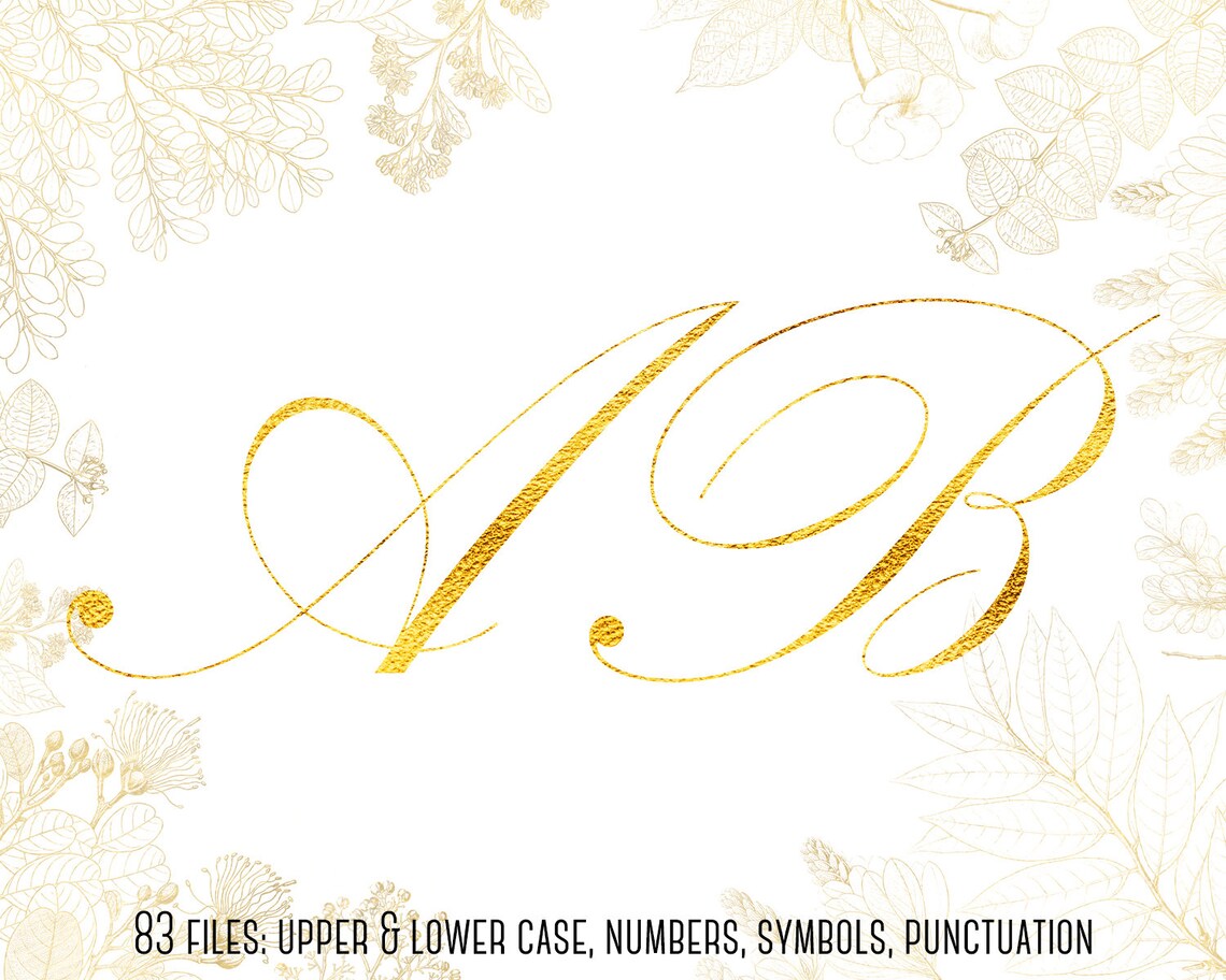 Gold Font Clipart Gold Alphabet Clipart Gold Foil Alphabet - Etsy