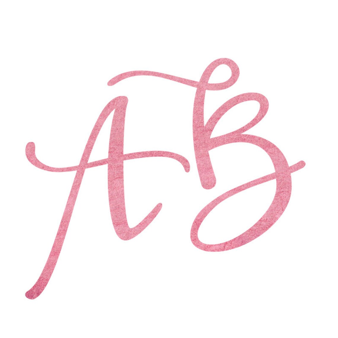 Pink Watercolor Alphabet Clipart Pink Alphabet Clip Art | Etsy