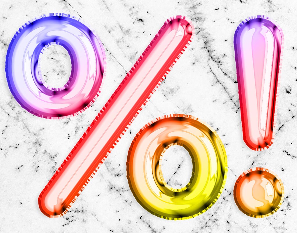 Rainbow Letter Balloons Clipart, Rainbow Alphabet Clip Art, Rainbow ...
