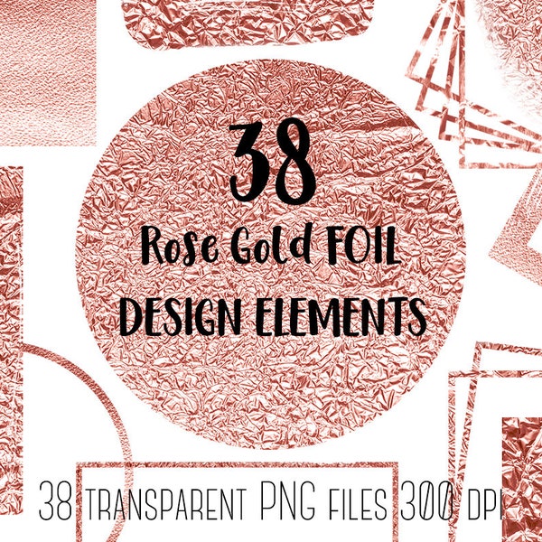 Rose Gold Foil - Etsy