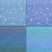 Blue Glitter Digital Paper, Glitter Wallpaper, Glitter Background ...